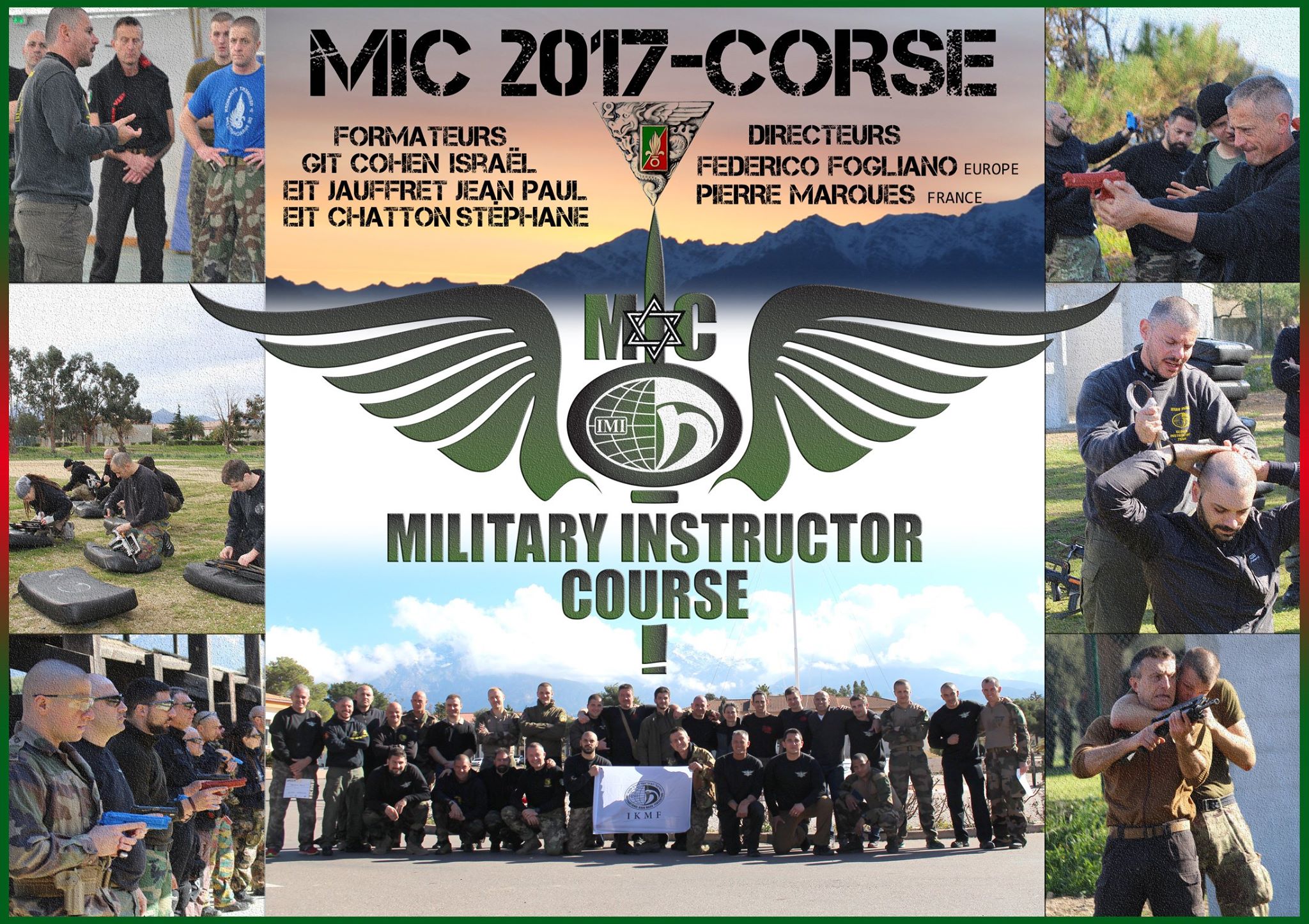Stage Instructeur Militaire - Calvi 2017 - Club Krav Maga Self Defense 92
